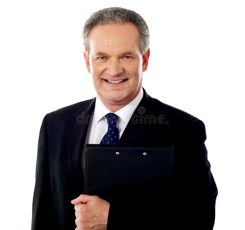 Businessman in Suit Giving Advice Stock Photo - Image of boss, business ...