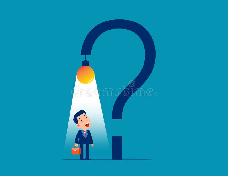 Business Person Just Discover Light of Hope and Opportunity from ...