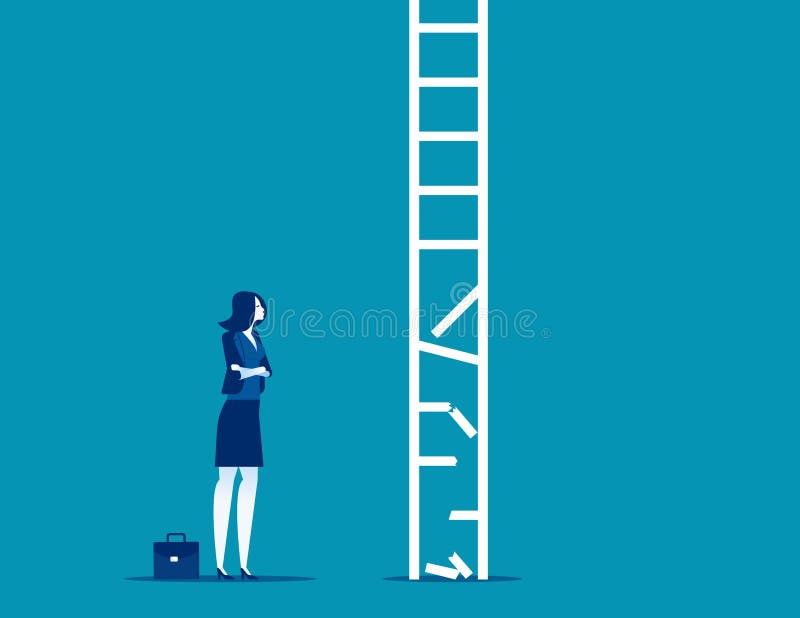 Broken Ladder Stock Illustrations – 956 Broken Ladder Stock ...