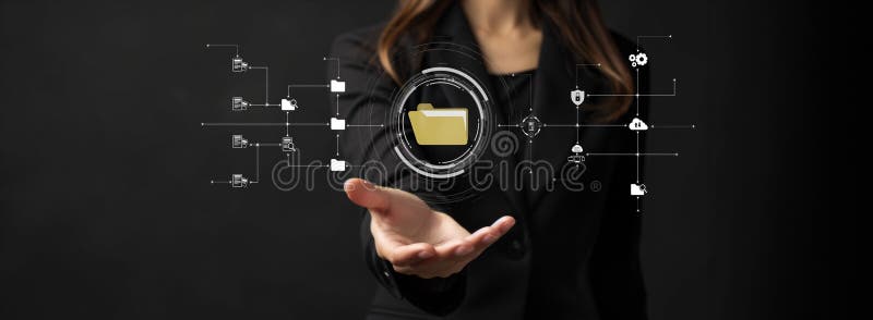 Online Documents Folders Management Streamlining Workflows FaaS Stock ...