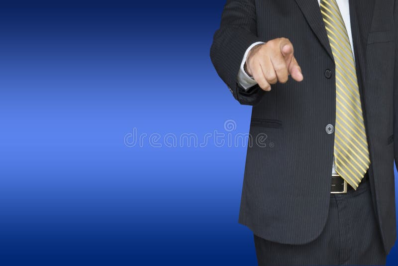 Business Person Working on Compute Stock Photo - Image of businessman ...