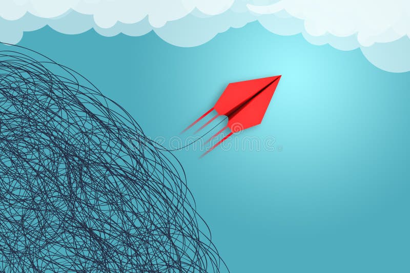 Business or Person Problem-solving Concept, Solution, Getting Out of ...