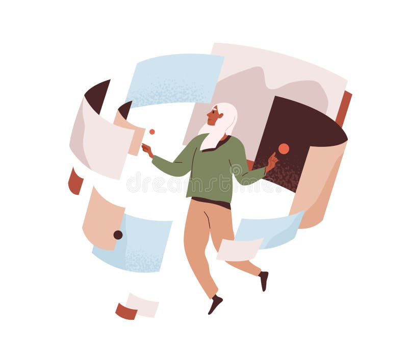 Person Organizing Information Stock Illustrations – 313 Person ...