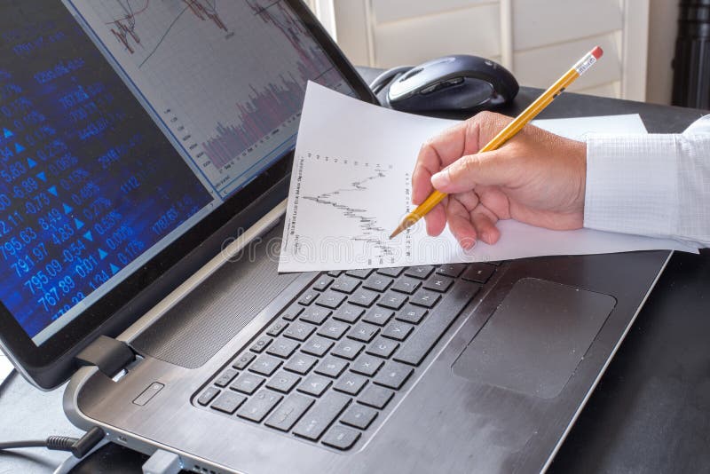 Business Person Working on Compute Stock Photo - Image of businessman ... Business Person Working on Compute Stock Photo - Image of businessman ...