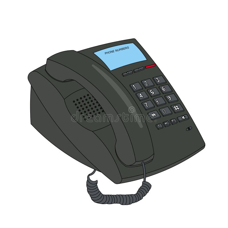 Business phone stock illustration. Illustration of vector - 14307319