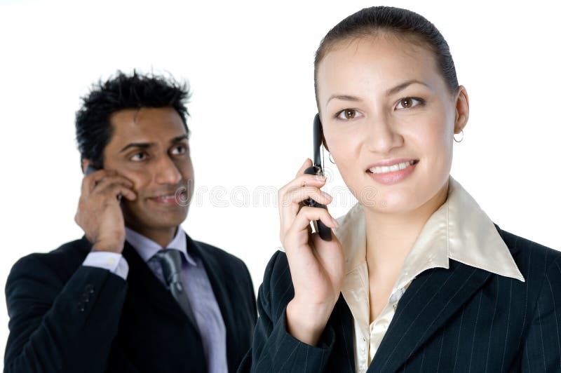 Business Calls stock image. Image of young, corporate - 1408753