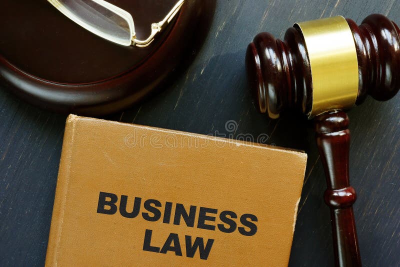 Business Photo is Showing Printed Text Business Law Stock Photo - Image ...