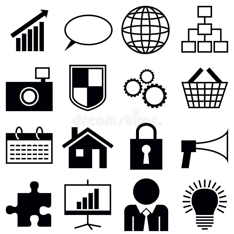 Office Pictograms Stock Illustrations – 4,208 Office Pictograms Stock ...