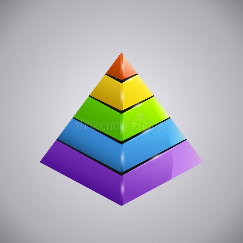 3 Level Pyramid Stock Illustrations – 172 3 Level Pyramid Stock ...