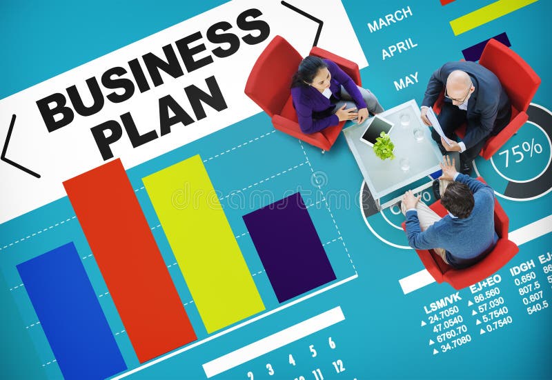 Business Plan Bar Graph Data Development Information Concept Stock ...