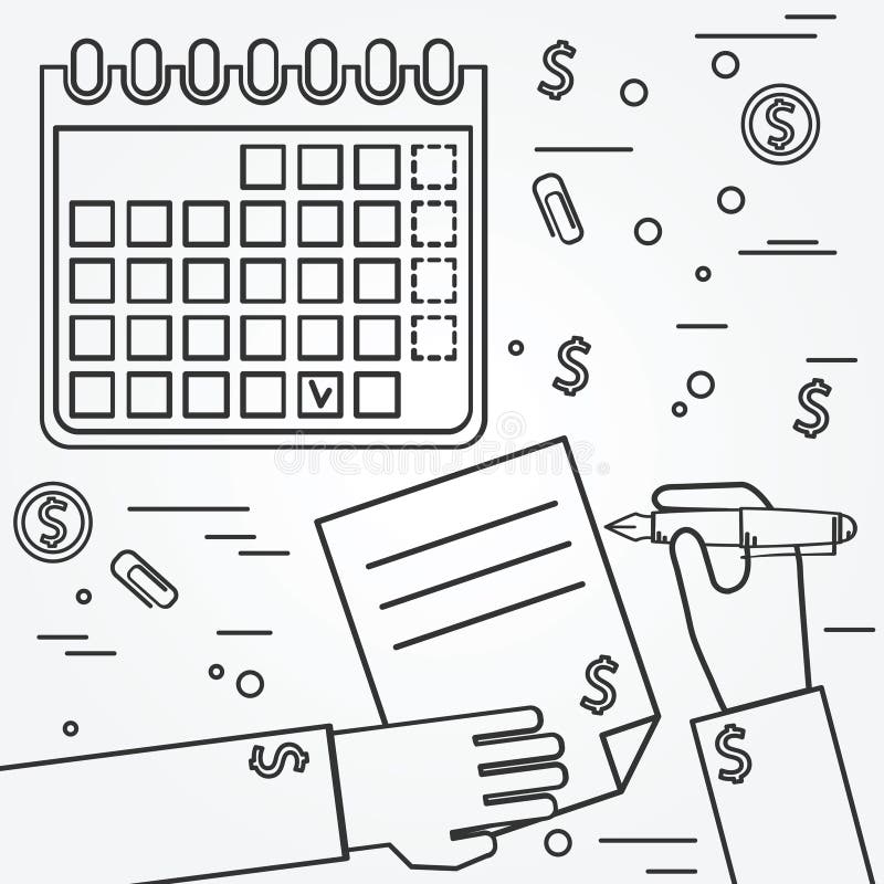 Business Plan. Brainstorm.Think Line Icon Stock Vector - Illustration ...