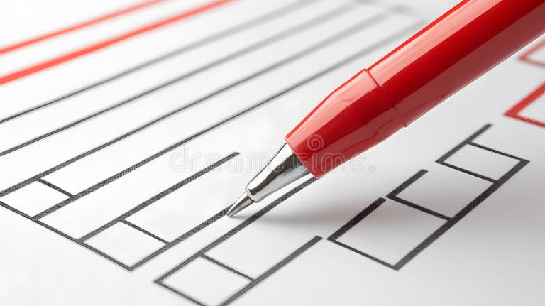 Business Plan Checklist with Key Objectives Stock Illustration ...