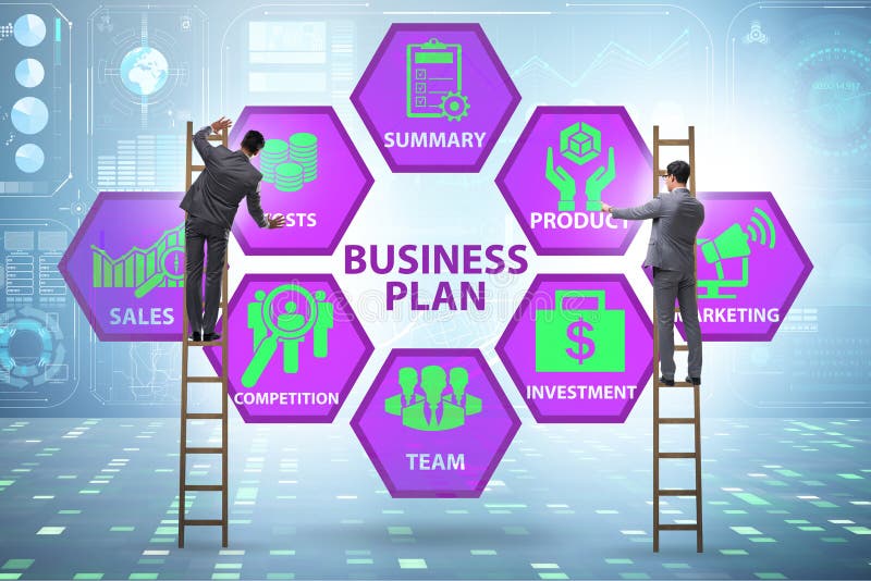 Business Plan Concept Illustration with Key Elements Stock Image ... Business Plan Concept Illustration with Key Elements Stock Image ...