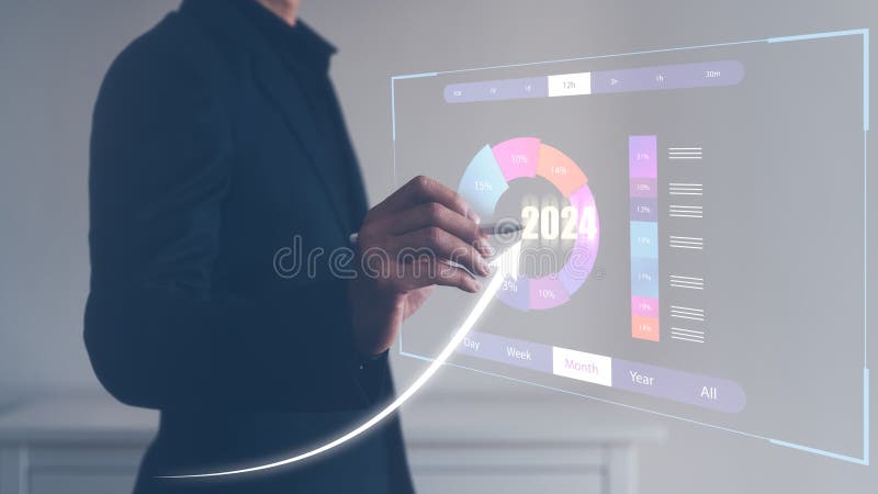 Business plan 2024 concept stock photo. Image of forecast - 274659826