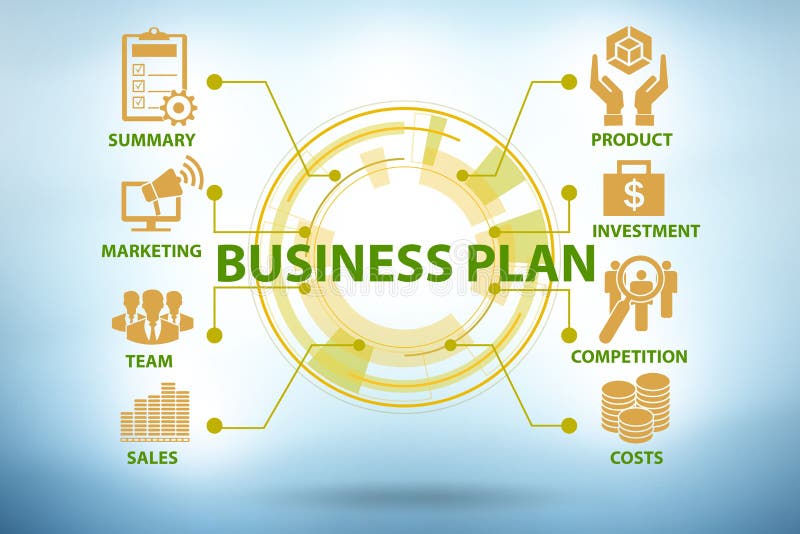 Business Plan Concept Illustration with Key Elements Stock Image ...