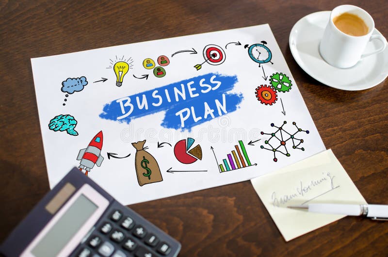 Business Plan Concept on a Paper Stock Photo - Image of creativity ...