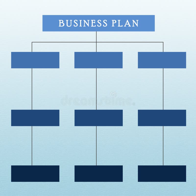 Business plan diagram stock illustration. Illustration of gradient ...