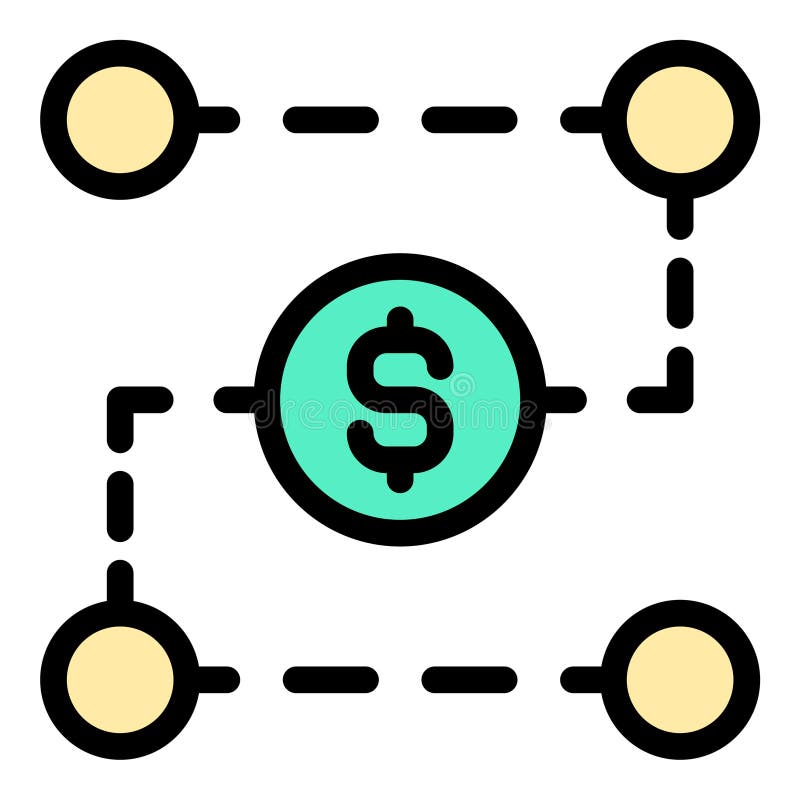 Business Plan Icon in Flat Line Style Representing Strategic Planning ...