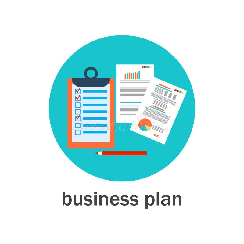 Business plan icon stock vector. Illustration of sign - 139984088
