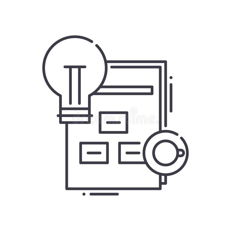 Business Plan Vector Line Icons Set. Business, Plan, Strategy ...