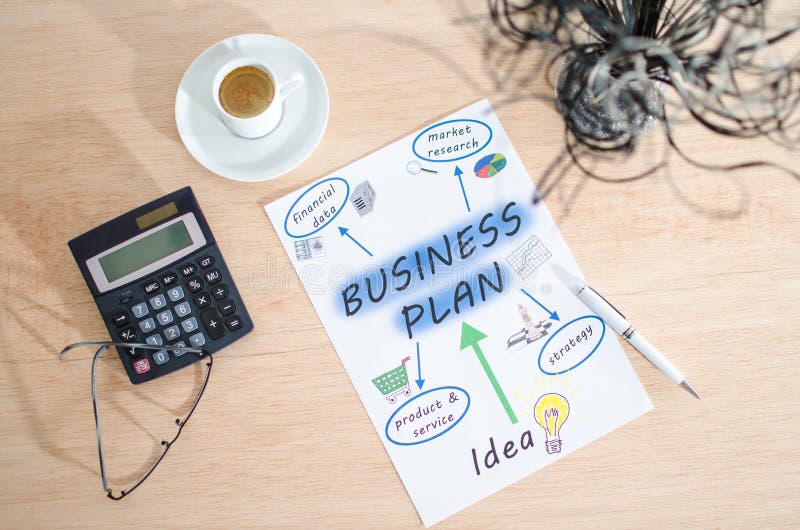 Business plan stock photo. Image of financial, calculator - 46727044