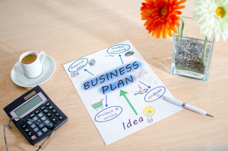 Business plan stock photo. Image of plan, presentation - 46727092