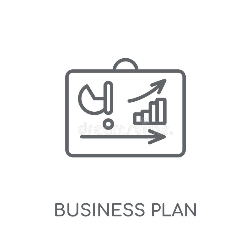 Plan Icon Vector Isolated on White Background, Plan Sign , Line or ...