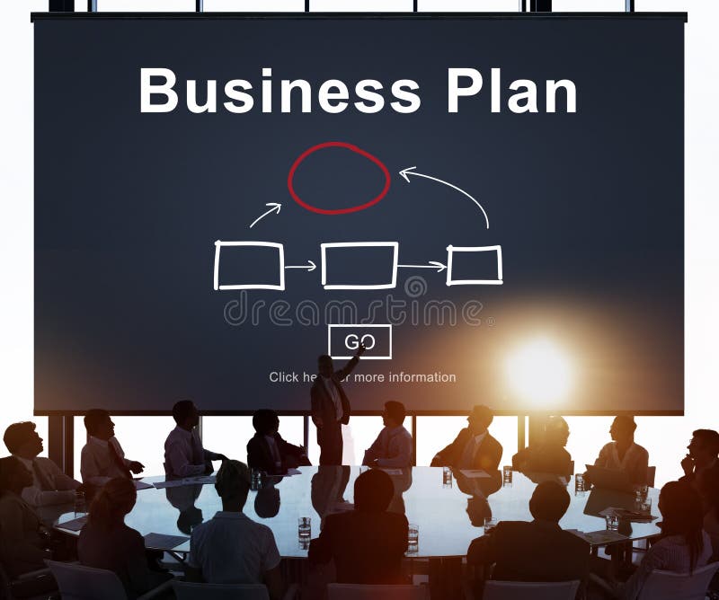 Business Plan Marketing Strategy Vision Planning Concept Stock Photo ...
