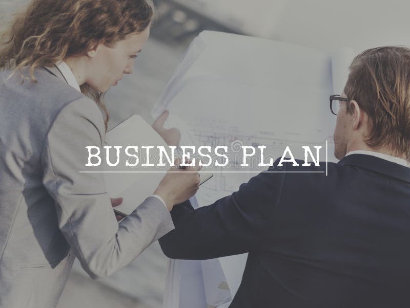 Business Plan Planning Strategy Vision Direction Concept Stock Image ...