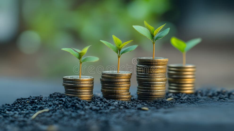 Business Plan Presentation with a Focus on Long-term Stock Illustration ...