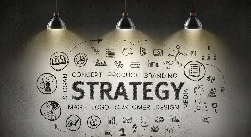 Secret Strategy Development Ideas Stock Illustration - Illustration of ...