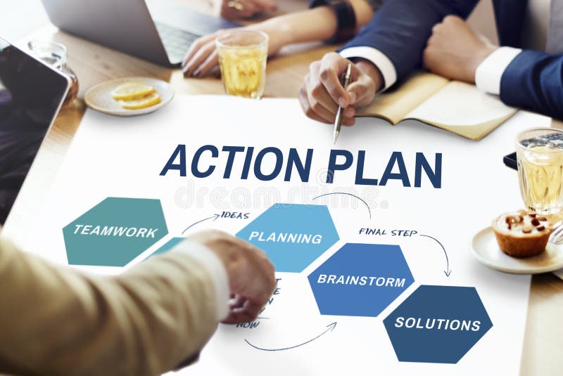 Business Plan Strategy Development Process Graphic Concept Stock Photo ...