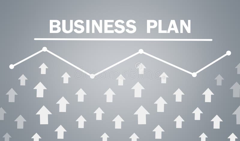 Business Plan Text with a Growing Arrows Stock Image - Image of growth ...