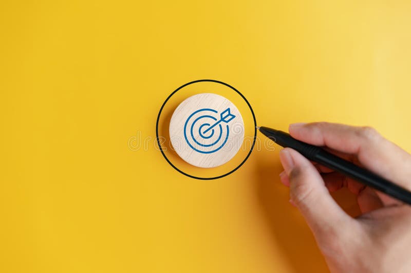 Business Plan To Target Objective Goal Icon. Planning Development ...