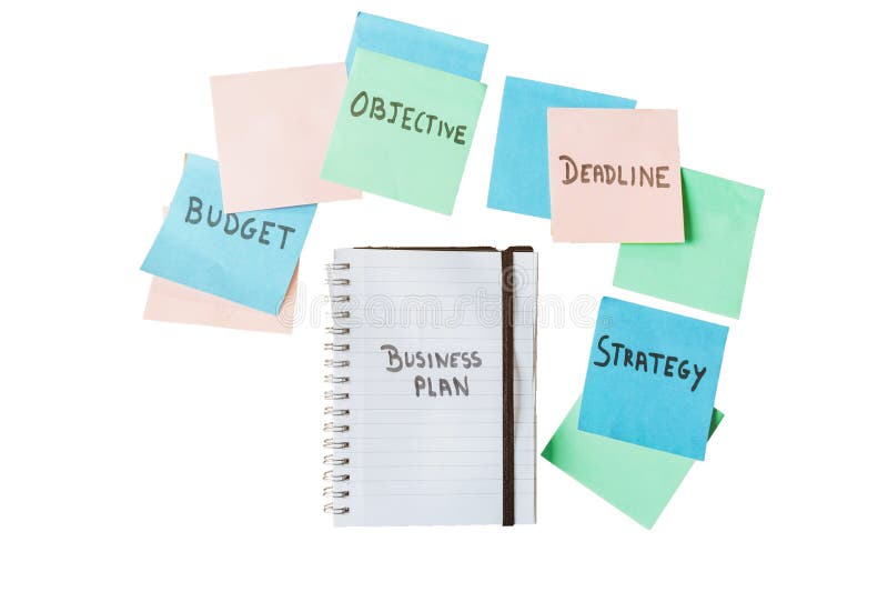 Business Plan on Transparent Background Stock Photo - Image of business ...