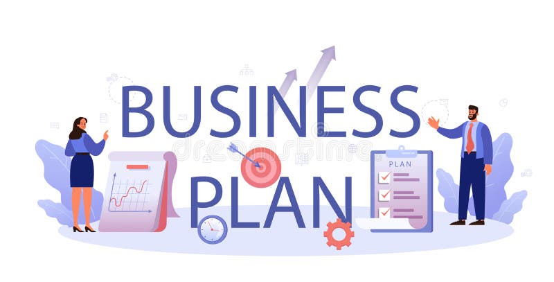 Business Plan Typographic Header. Idea of Business Strategy Stock ...