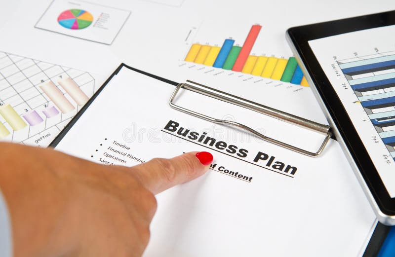 Business plan stock photo. Image of hand, text, businessmen - 64557328