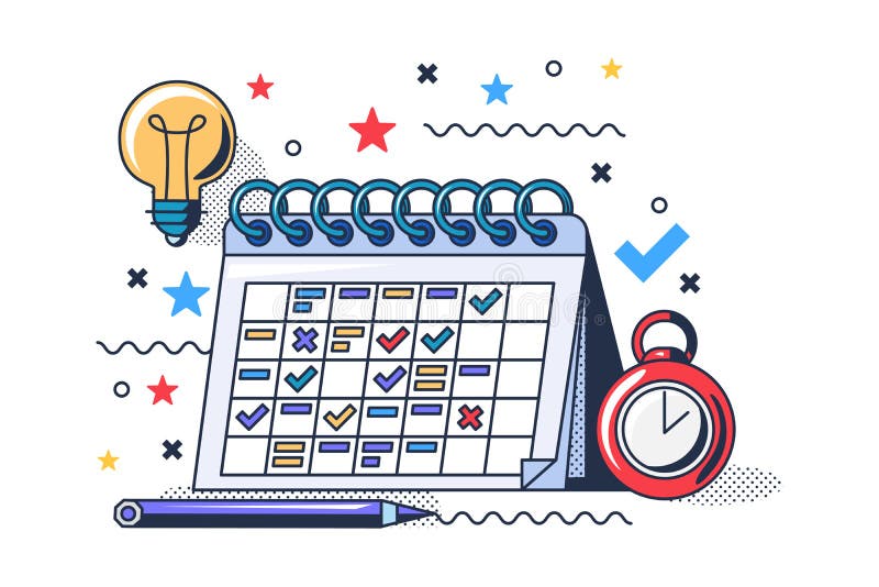 Business Planner Accessory for Plan Task Vector Stock Vector ...