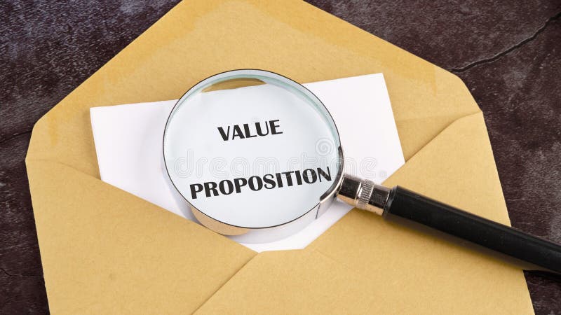 Business Planning and Analysis Concept. Text VALUE PROPOSITION Written ...