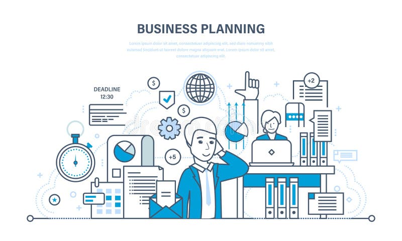 Business Planning Concept - Organizing Workflow, Analysis and ... Business Planning Concept - Organizing Workflow, Analysis and ...