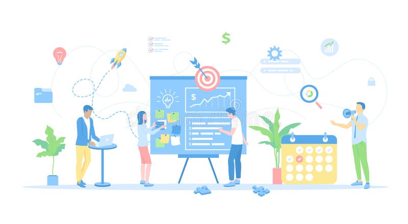 Business Planning, Management, Organization, Success Strategy. People ...