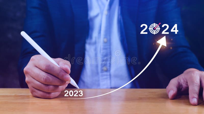 2024 Business Planning, Strategy, Creative, Idea Concept, Businessman ...