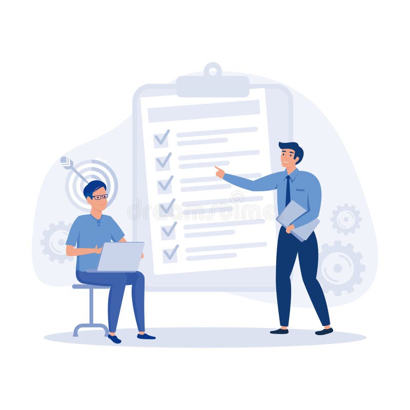 Workflow, Teamwork Concept, People Working Together, Business Team Building Symbol Stock Vector ...