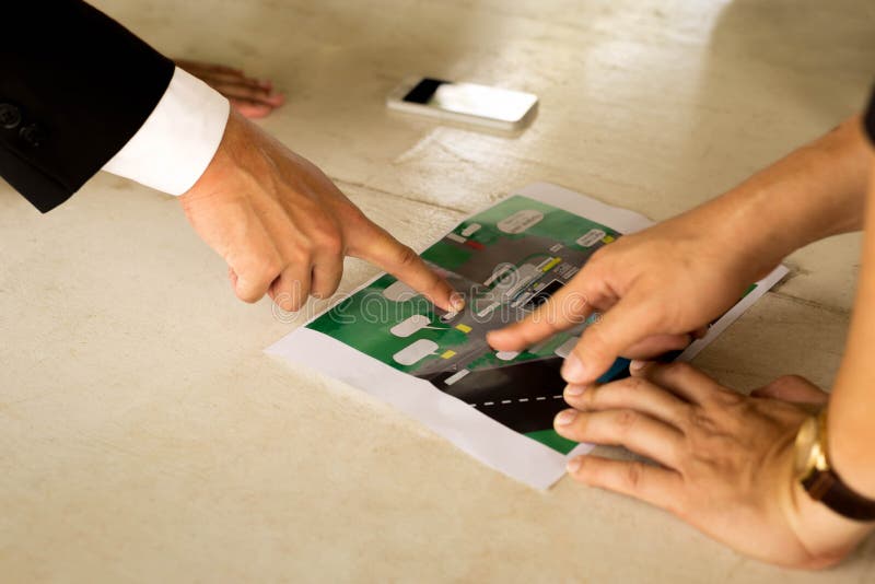 Business Pointing on Map Location Information Stock Image - Image of ...