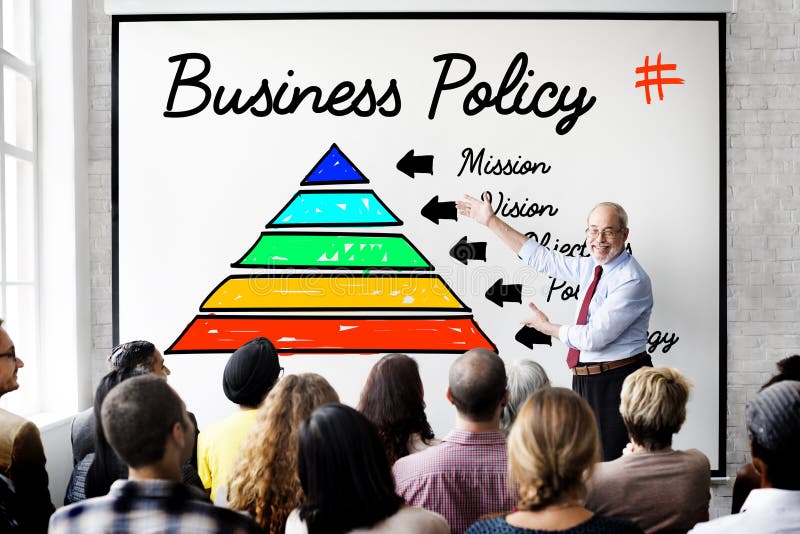 Business Policy Action Pyramid Concept Stock Image - Image of business ...