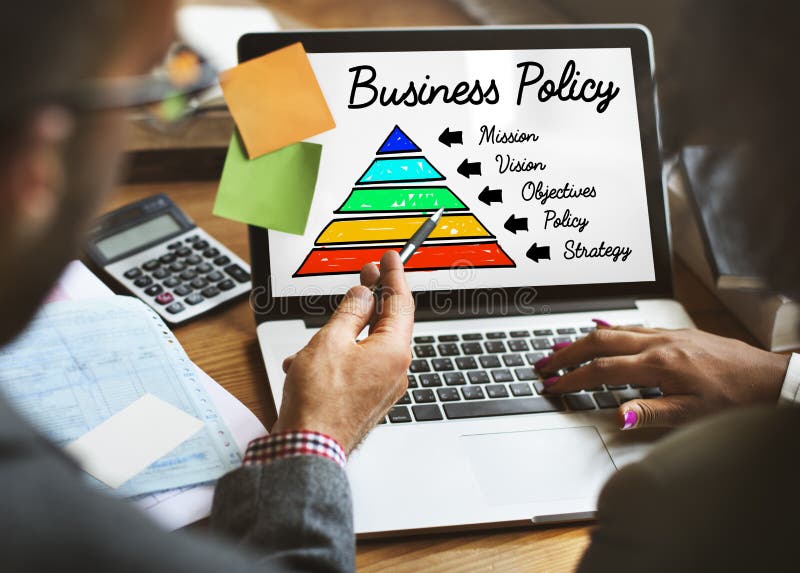 Business Policy Action Pyramid Concept Stock Photo - Image of analysis ...
