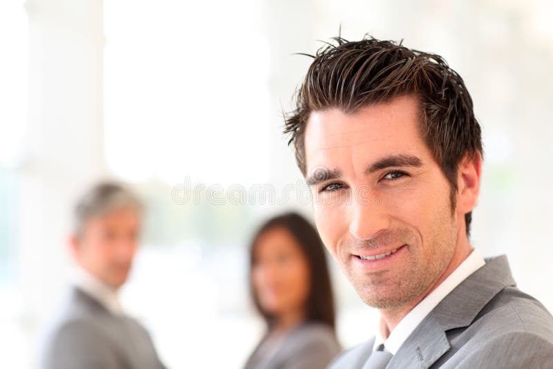 Business portrait stock image. Image of cheerful, portrait - 21682299