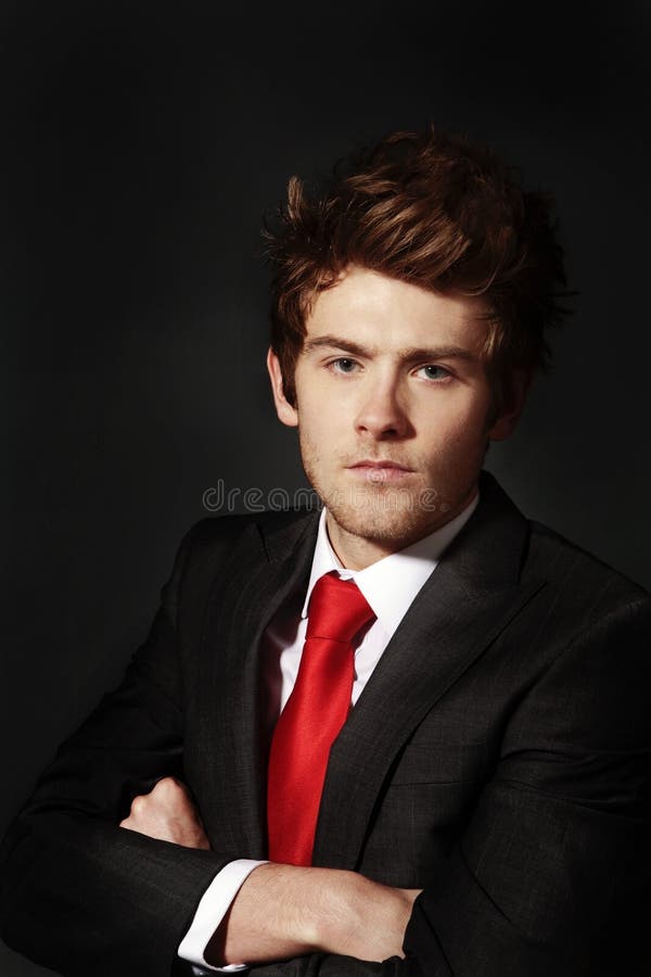 Business portrait stock image. Image of adult, thinking - 23965883