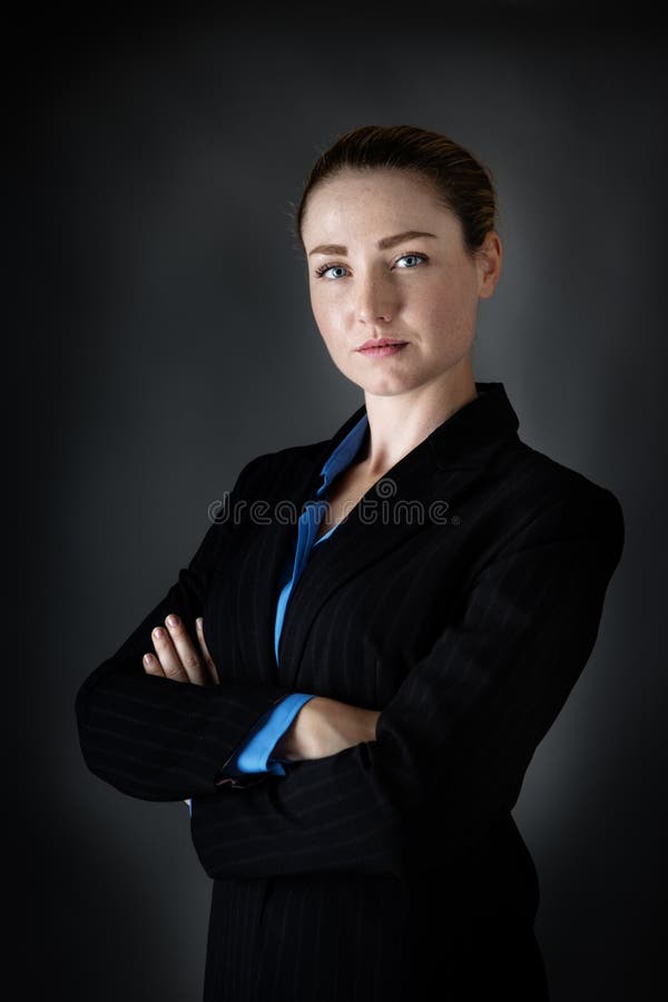 Business Portrait of Working Woman Stock Image - Image of woman, smile ...