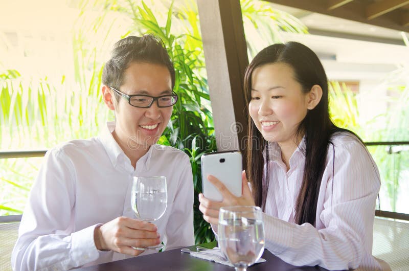 Business presentation stock photo. Image of happy, cheerful - 55137190